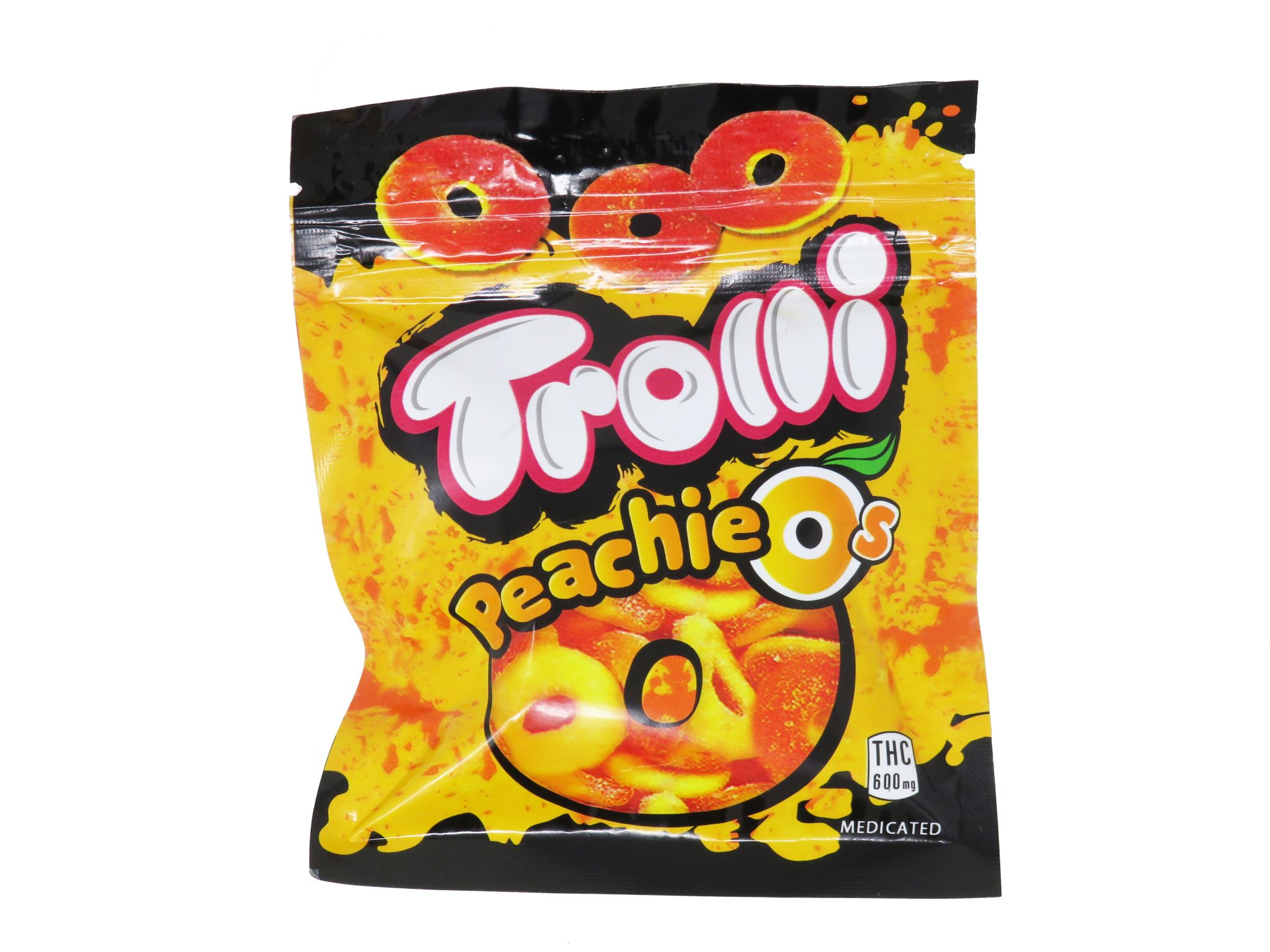 Trolli Peachie O's (600mg) - Happy Tree Buds