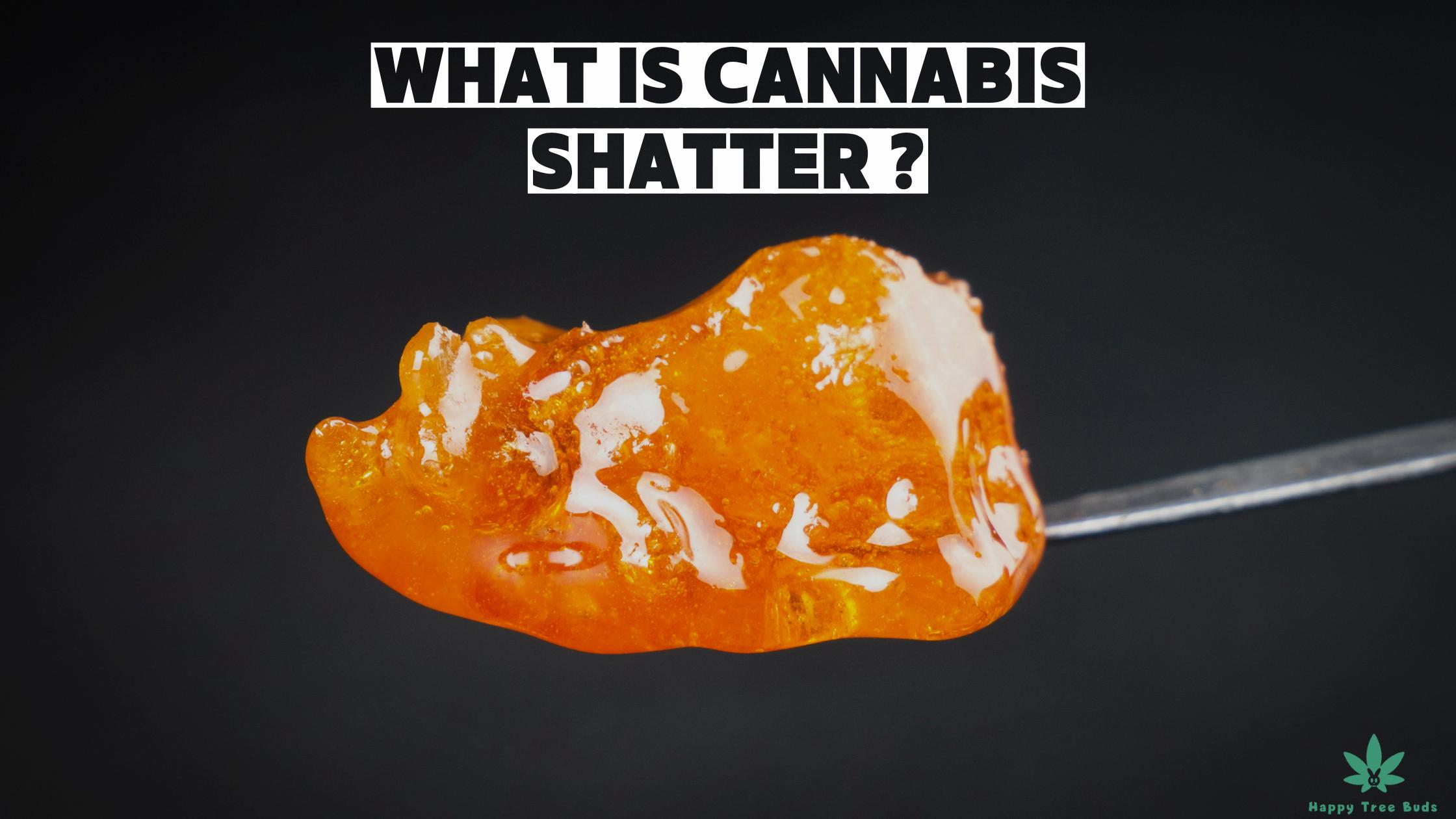What Is Cannabis Shatter ? - Happy Tree Buds