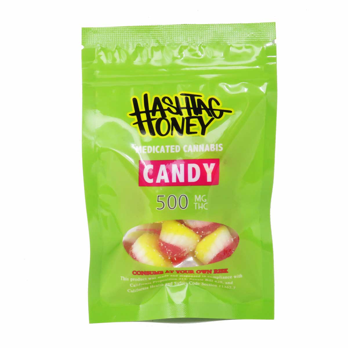 Hashtag Honey Gummies 500mg THC - Happy Tree Buds: Shop Online